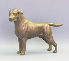 Black Labrador Retriever Statues